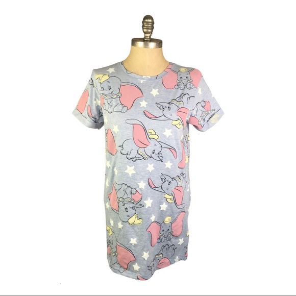 Disney | Intimates & Sleepwear | Disney Dumbo Blue Nightgown Nightie ...